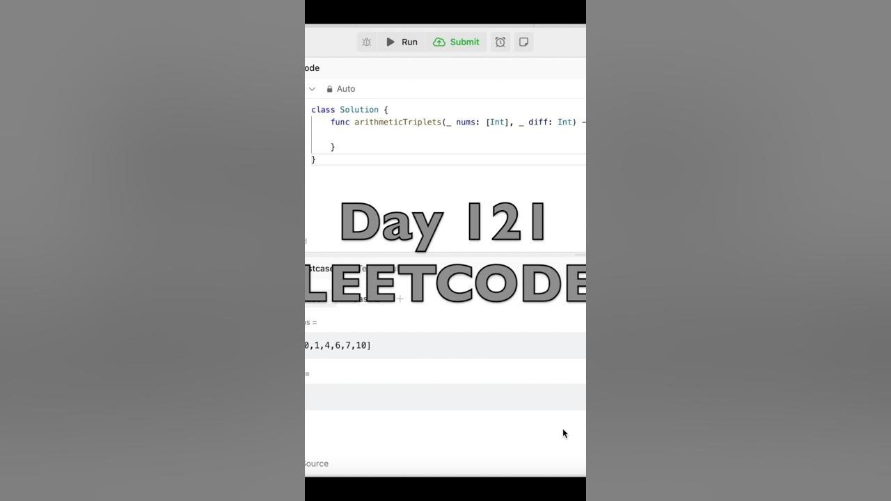Day 121: LeetCode Problem 2367. - Swift #daily #challenge #swiftui #coding #FAANG - YouTube