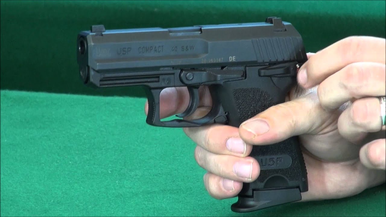 HK USP Compact Detailed Review weaponseducation - YouTube