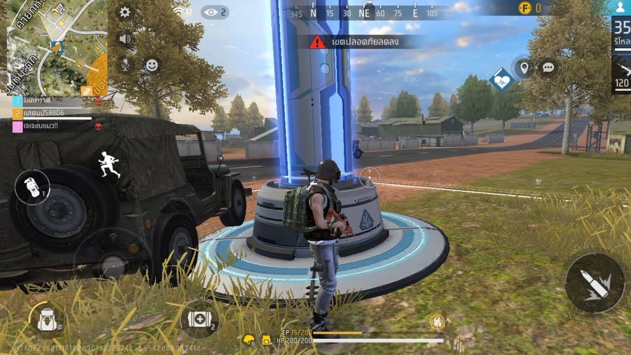 Es game Free Fire mobile game ep.127 Team Rank ไม่ทันทำอะไร - YouTube