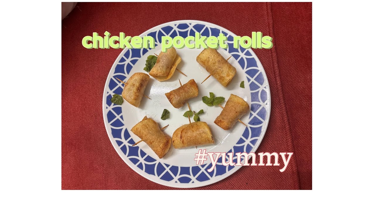 chicken pocket rolls | easy and yummy snacks for kids / must try 😋 ...