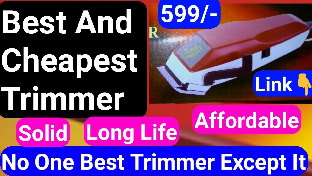 best trimmer for men || best trimmer under 500 || Top 5 best hair ...