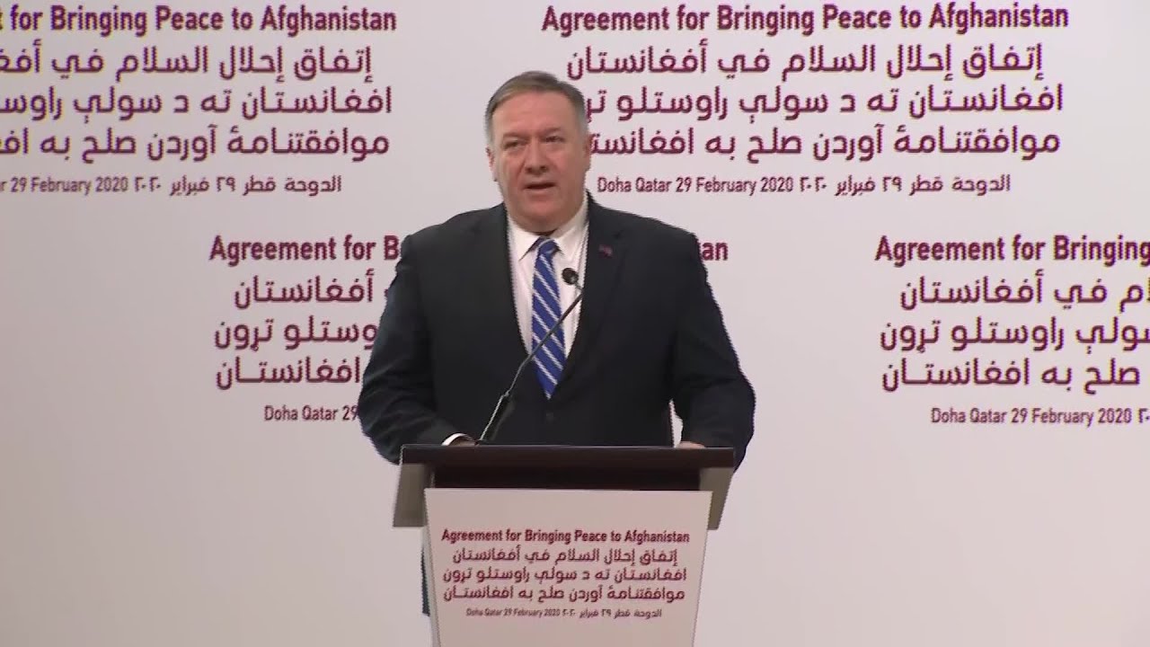 US and Taliban sign historic agreement - YouTube