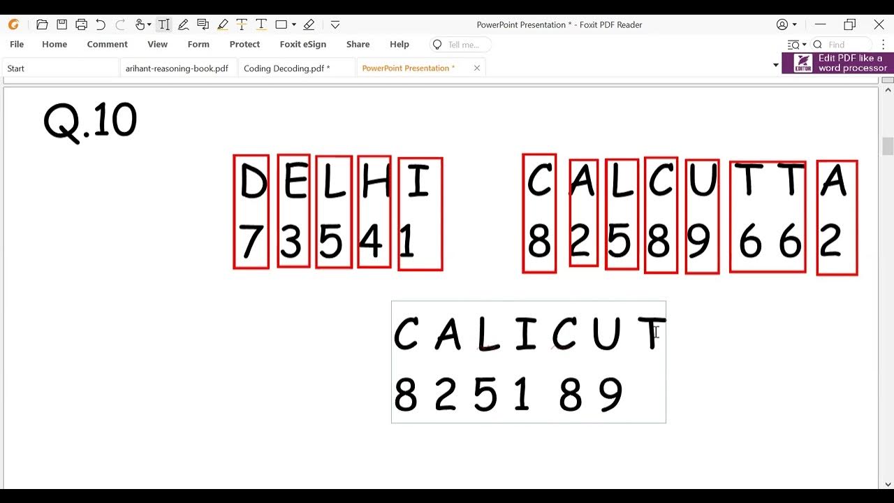 Coding Decoding Part 1 - YouTube