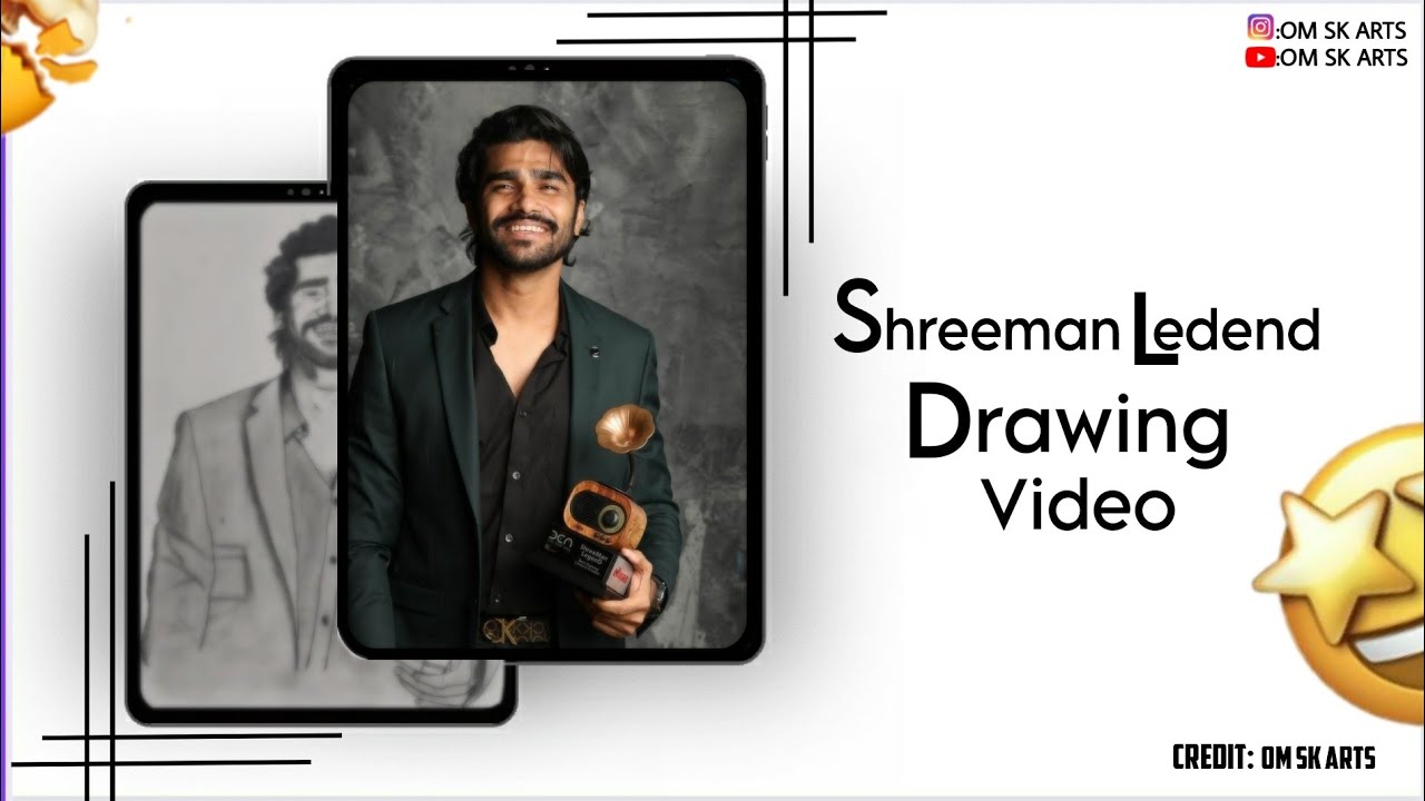 Shreeman Legend drawing😍 #shreemanlegend @ShreeManLegenD ...