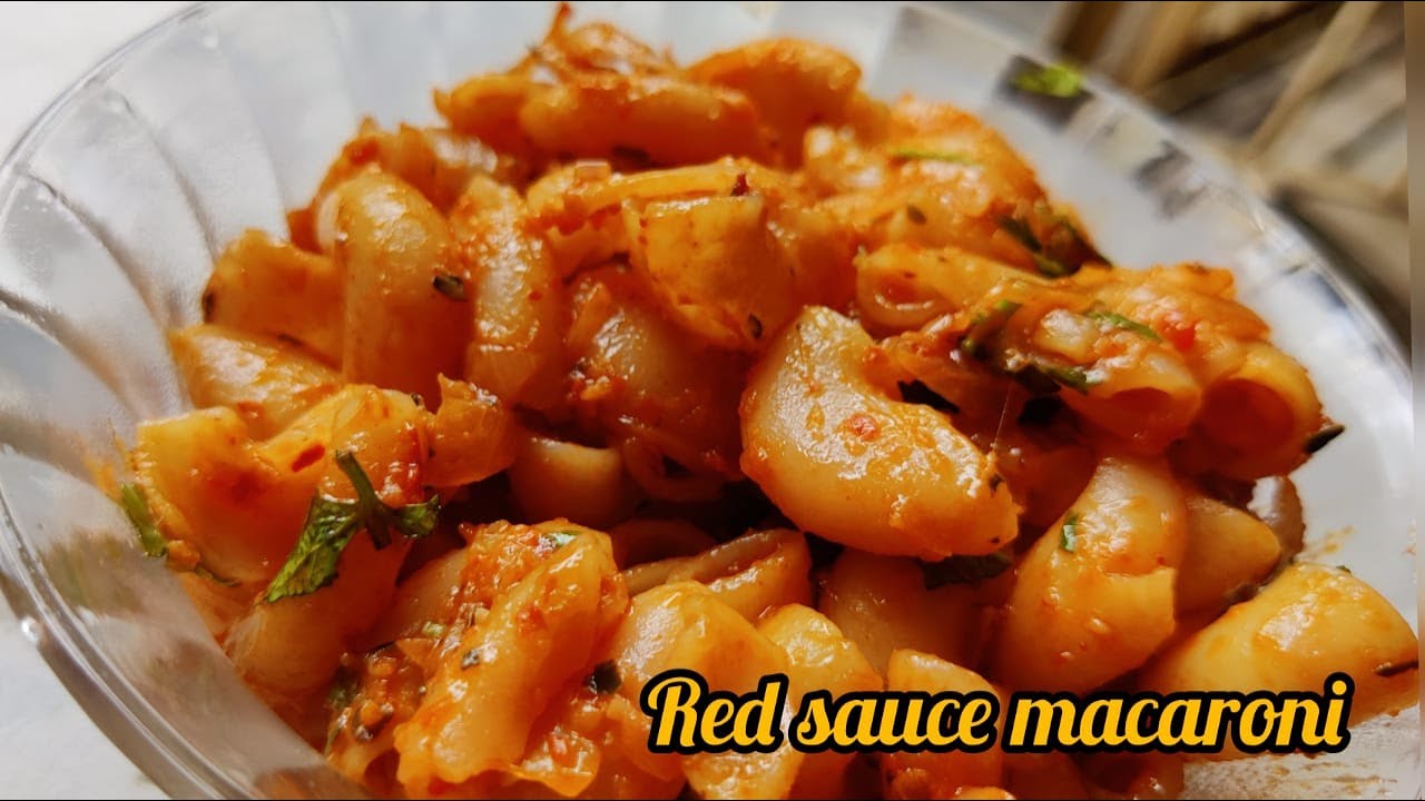 How to make red sauce macroni || macroni recipe||must try recipe ||easy ...