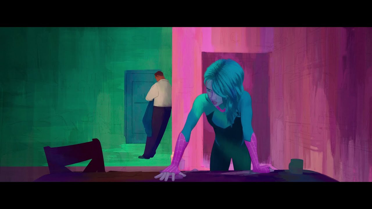 Gwen se reconcilia con su papá | Spider-Man Across The Spider-Verse ...