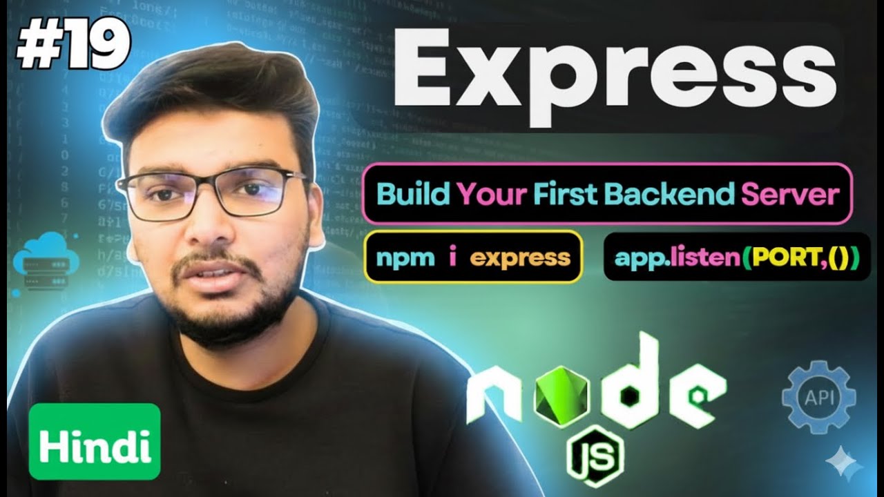 Express JS Tutorial for Beginners | Build Your First Backend Server ...