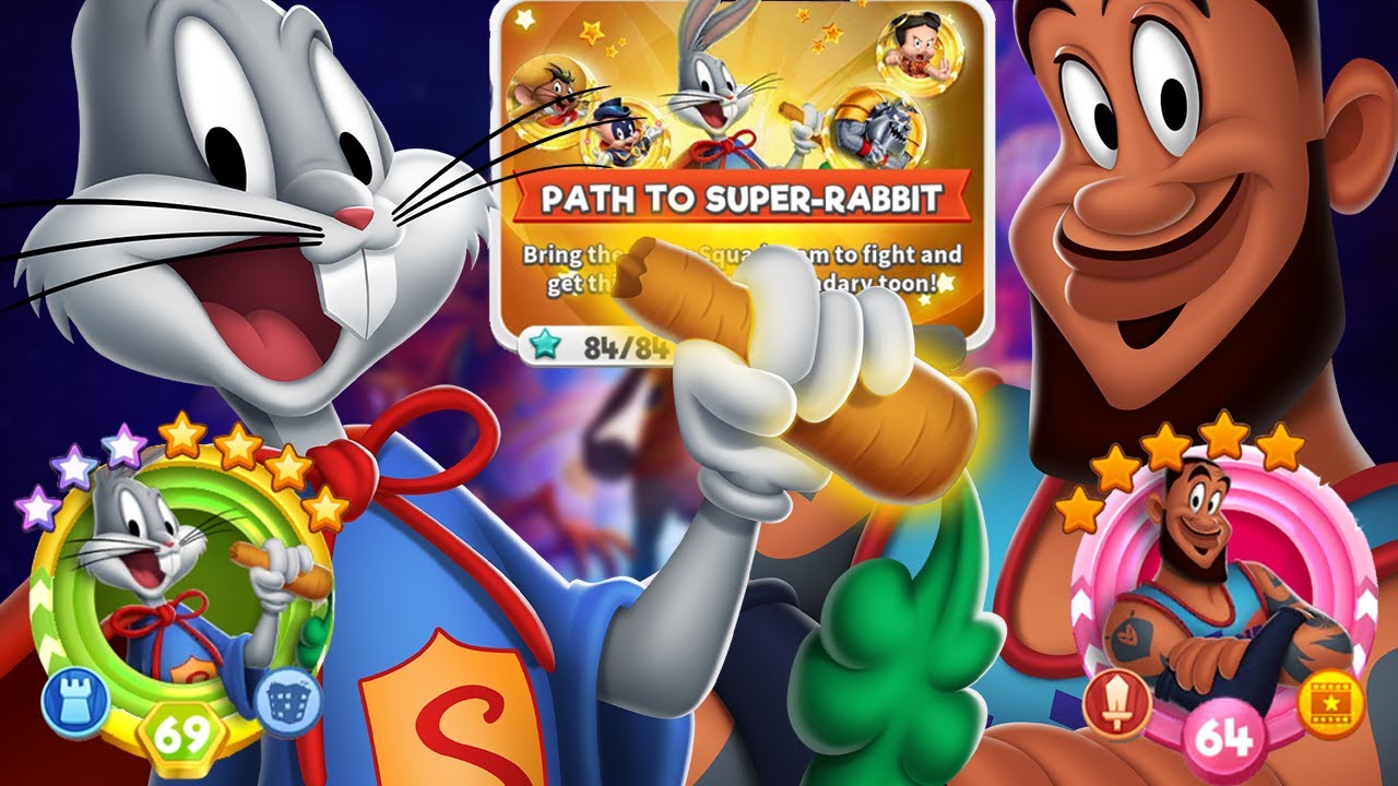 SPACE JAM 2 event - PTL SUPER-RABBIT COMPLETED 7.7*, LeBron James 5 ...