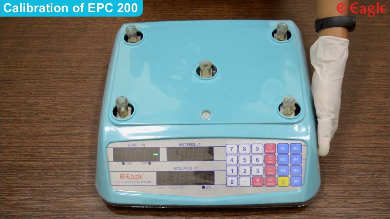 Unboxing and Calibration Video For Eagle Weight & Price Computing Weighing Scale - EPC-200 - YouTube
