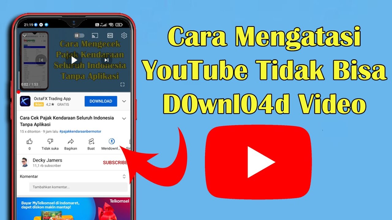 Cara Mengatasi YouTube Tidak Bisa Download Video - YouTube