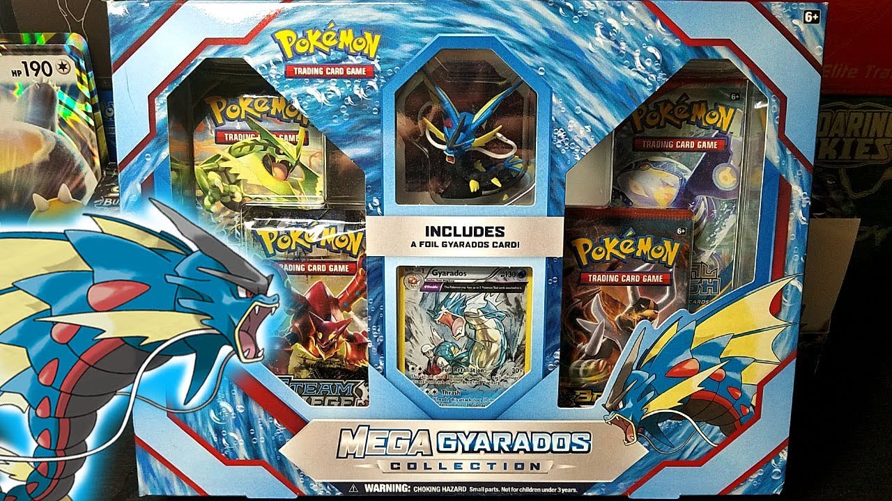 MEGA GYARADOS COLLECTION BOX - ROARING SKIES PRIMAL CLASH POKEMON ...