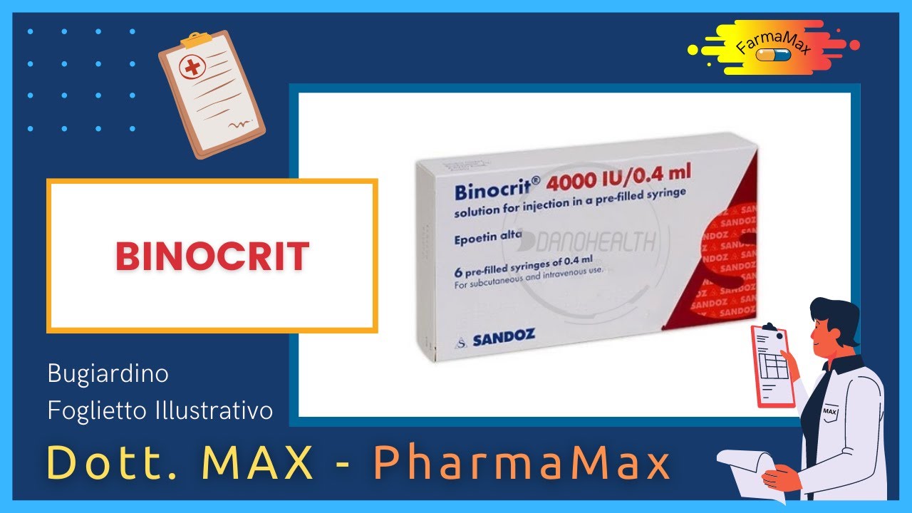 Cos'è il 💊 Farmaco BINOCRIT - Caratteristiche Posologia Interazioni ...