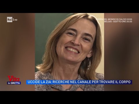 17enne uccide la zia e la getta nel canale: si cerca il corpo - Vita in diretta 15/06/2026