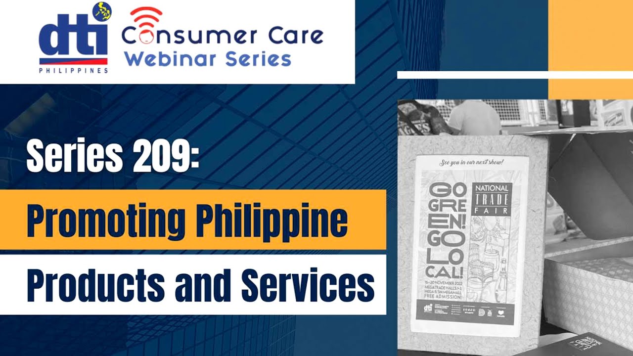 Promoting Philippine Products and Services - YouTube
