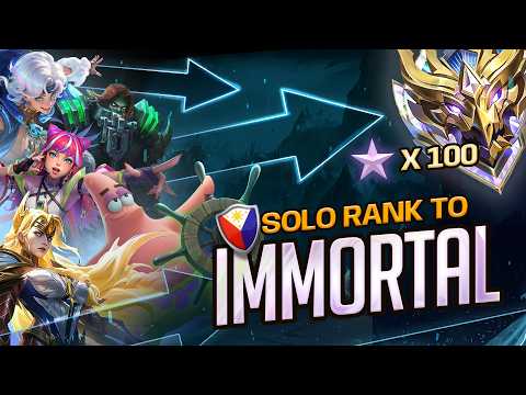 Easiest Way to Reach Mythical Immortal with EXP Laners | Solo Rank PH Server