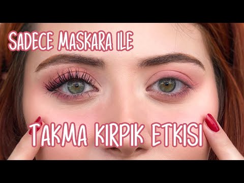 nasıl maskara sürüyorum | uzun kıvrık ve hacimli gösteriyorum