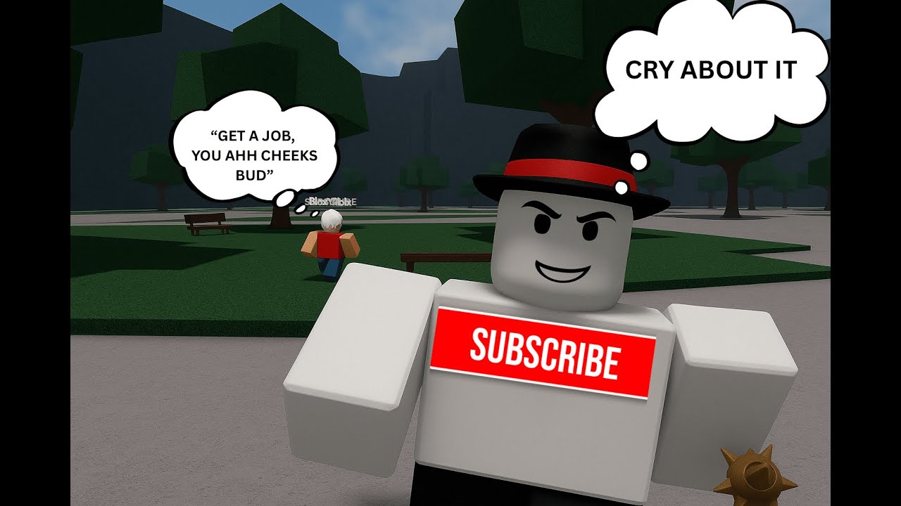 Being a MENACE in Different ROBLOX BATTLEGROUNDS! - YouTube