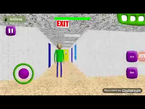 jogando baldi's Basics - YouTube