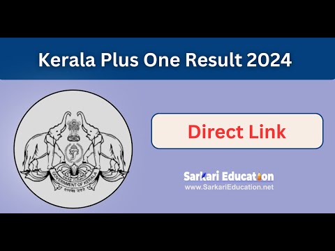 Kerala Plus One Result 2024 - YouTube