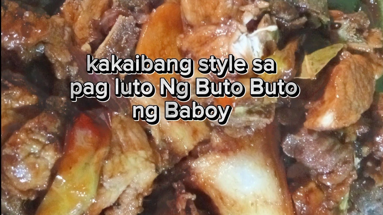 kakaibang style sa pag Luto ng Adobong Buto Buto ng Baboy - YouTube