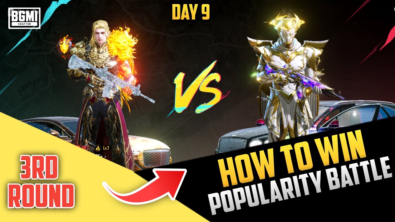 HOW TO WIN ROUND 3 POPULARITY BATTLE IN BGMI | POPULARITY BATTLE PK 8,9 ...
