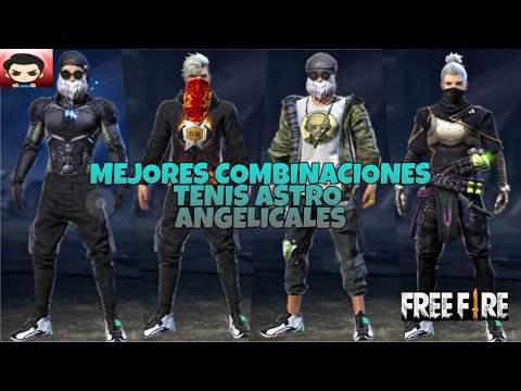 LAS MEJORES COMBINACIONES DE ROPA CON LOS TENIS ASTRO 🌀 - FREE FIRE ...