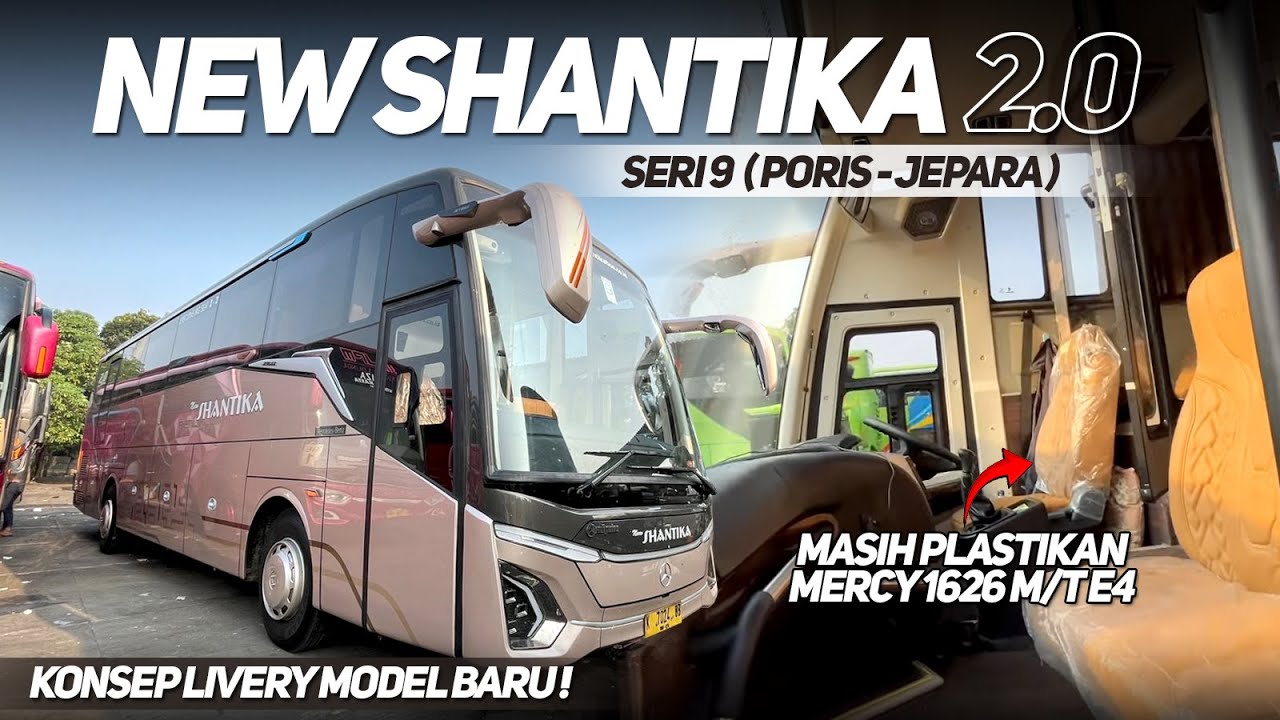 LIVERY TERBARU NEW SHANTIKA‼️MAKIN ELEGANT & KEREN JETBUS 5 SG ...