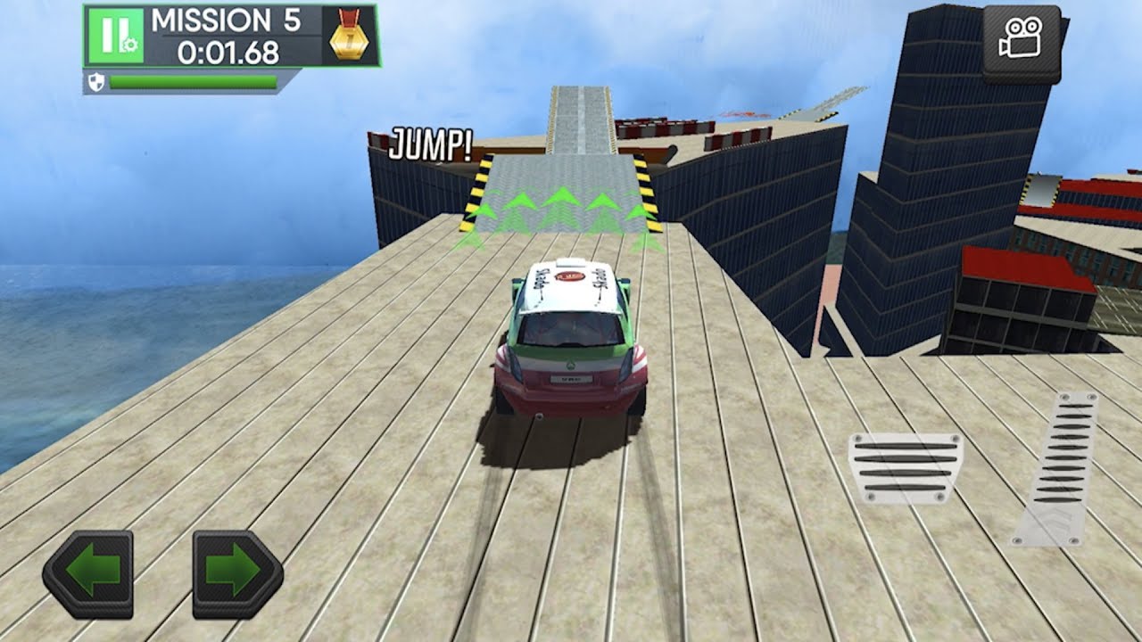 Roof Jumping: Stunt Driver Simulator - Gameplay #1 (iOS/Android) - YouTube
