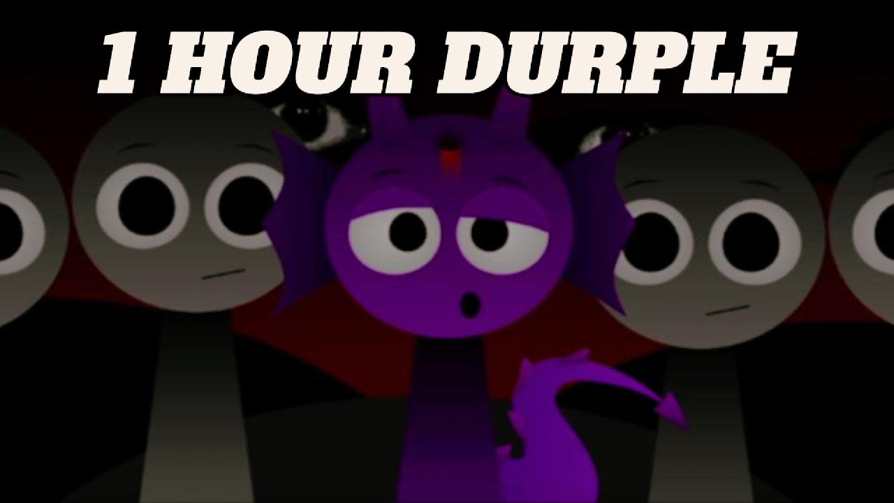 Sprunki Durple Swapped Retextured Alt V1.7 Sound 1 hour | Horror Mod ...