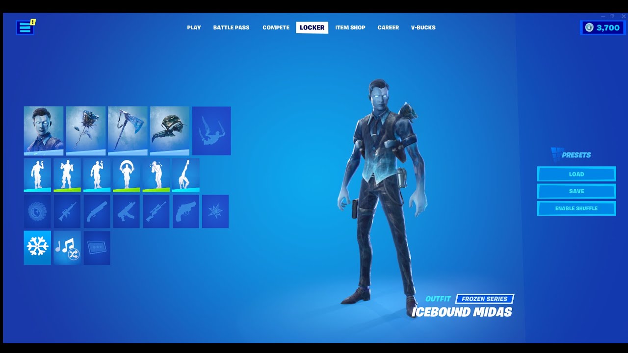 Fortnite Black Ice Legends Bundle Review - YouTube