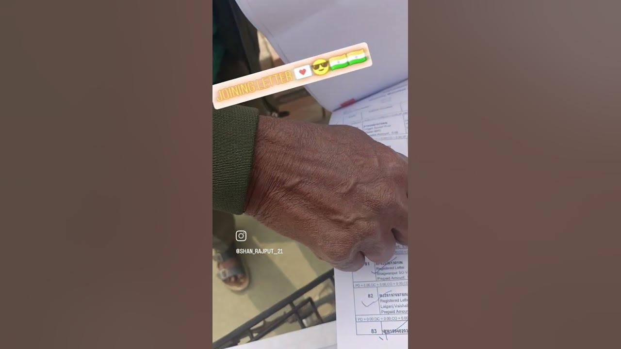 Ssb Joining Letter ️ Ssc Army Sscgd Sscgd2024 Ssblover Rwa Sscgd2024 Youtube