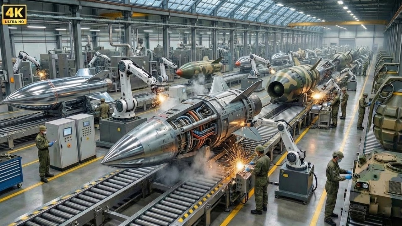 Inside the Missile Airframe Factory: From Alloy Casting to Precision ...