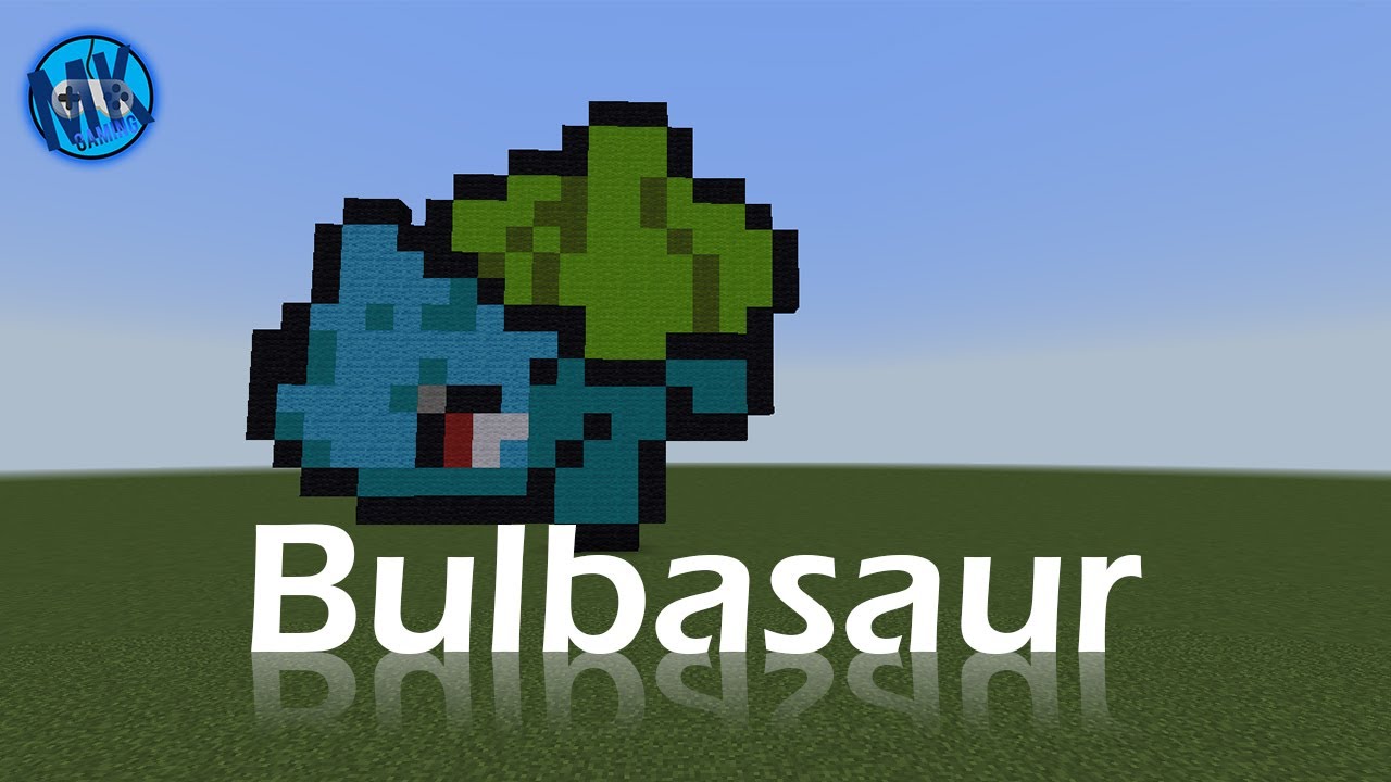 Minecraft - Bulbasaur [Pixel Art][Stop Motion] - YouTube