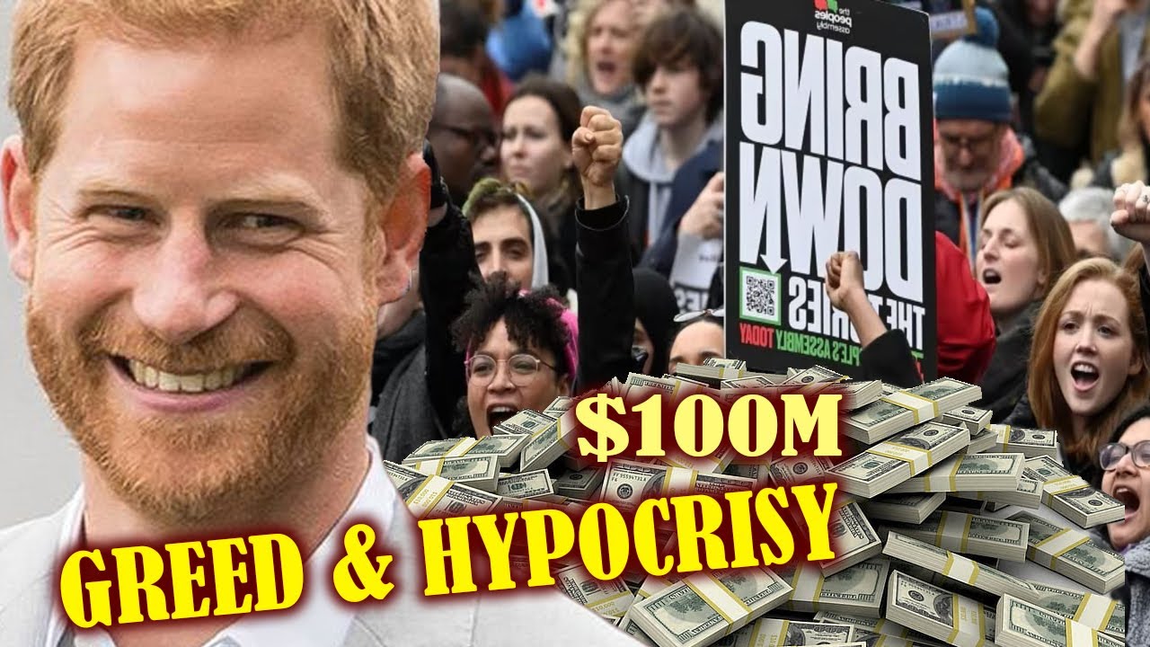 Prince Harry ACCUSED Of GREED AND HYPOCRISY For Receiving $100M To ...
