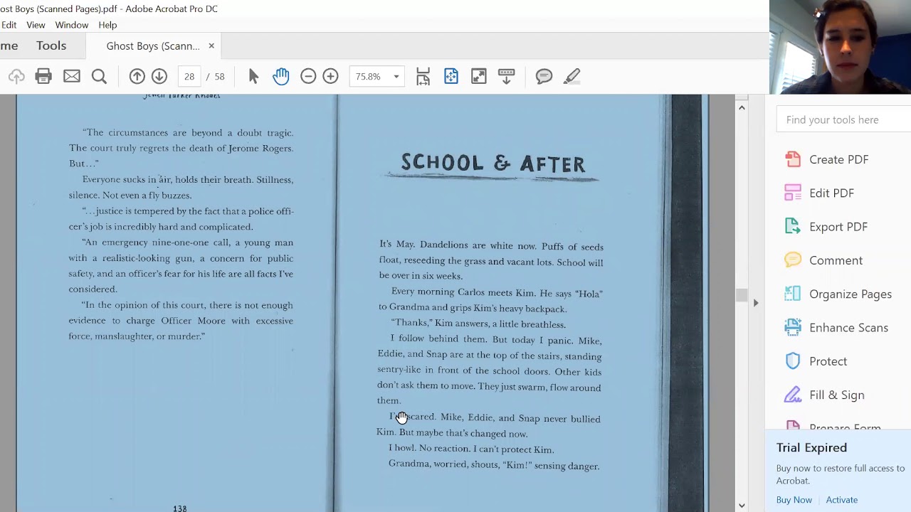 Ghost Boys (pgs. 129-147) - YouTube