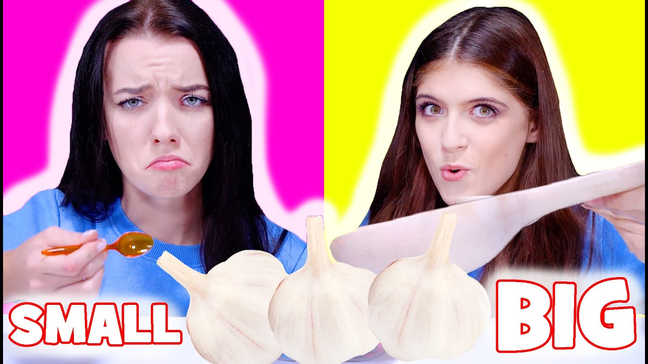 ASMR Big Spoon VS Small Spoon Mukbang Food Challenge By LiLiBu - YouTube