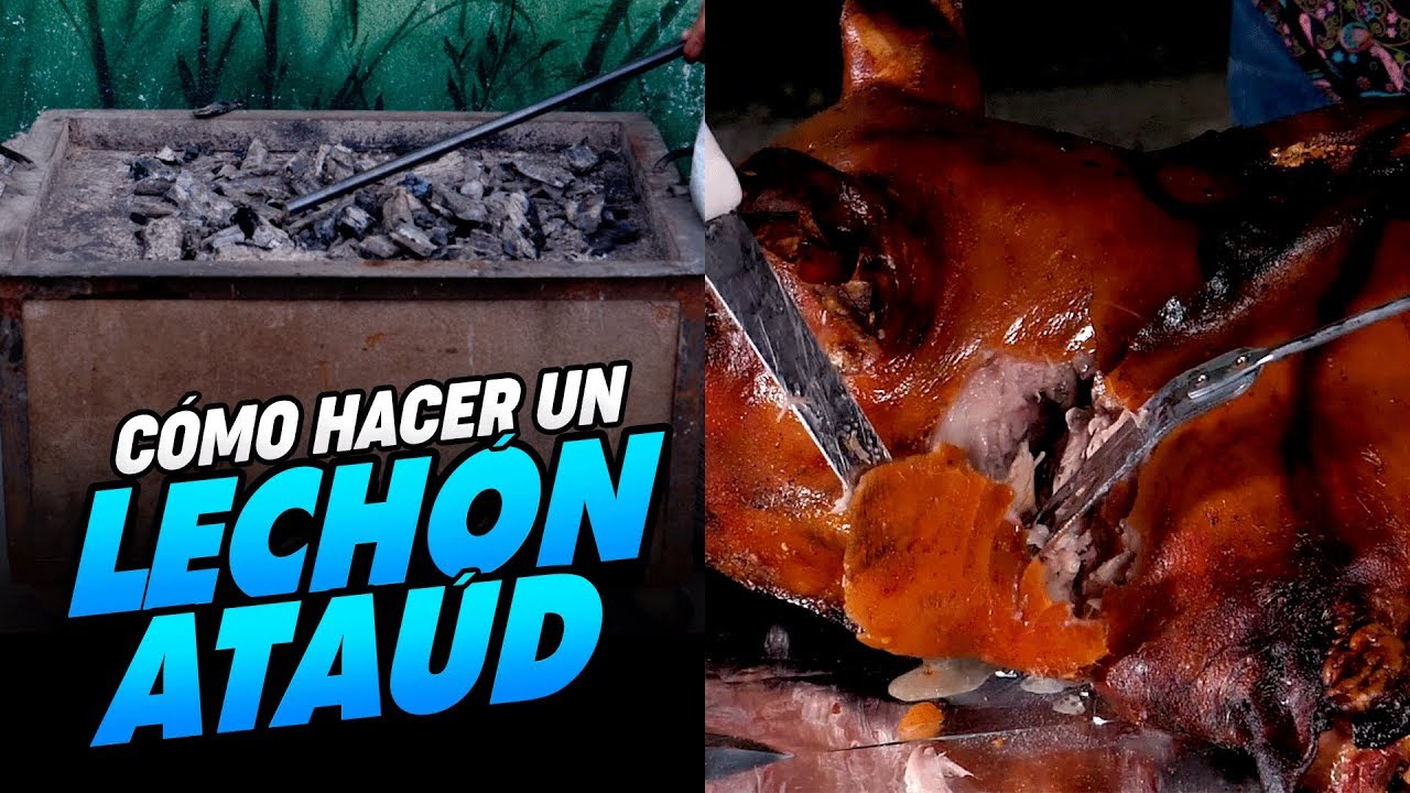 Cómo hacer un rico Lechón al Ataúd - YouTube