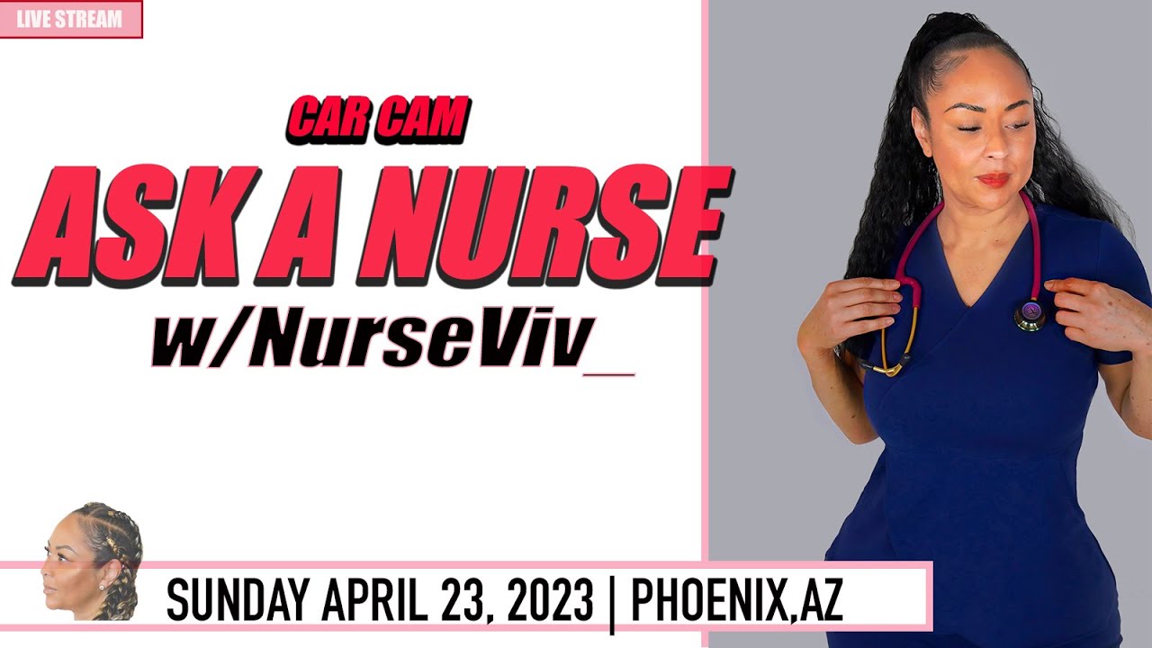 Ask a Nurse (ViV) any Question while she drives to work!! 45min Segment ...