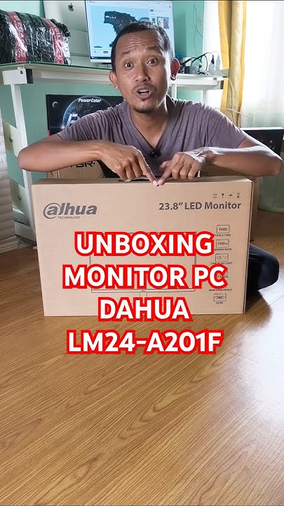 Unboxing DAHUA LM24-A201F Monitor PC 900 Ribuan Full HD IPS 100 Hz - YouTube