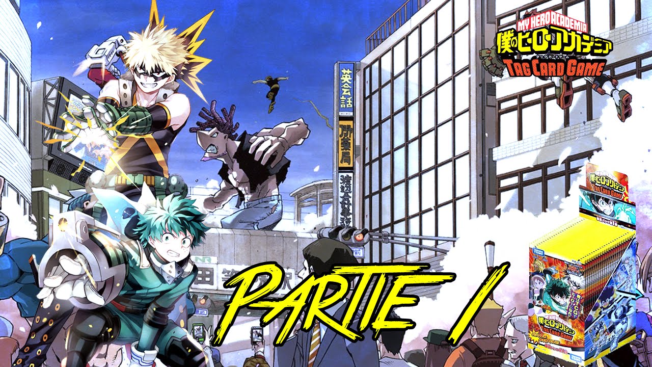 My Hero Academia Tag Card Game HA-01 Partie 1 - YouTube