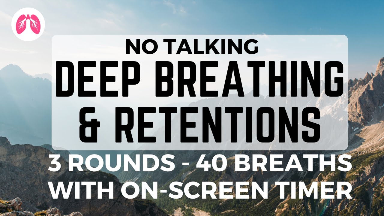 Deep Breathing & Retention Technique | No Talking | TAKE A DEEP BREATH ...