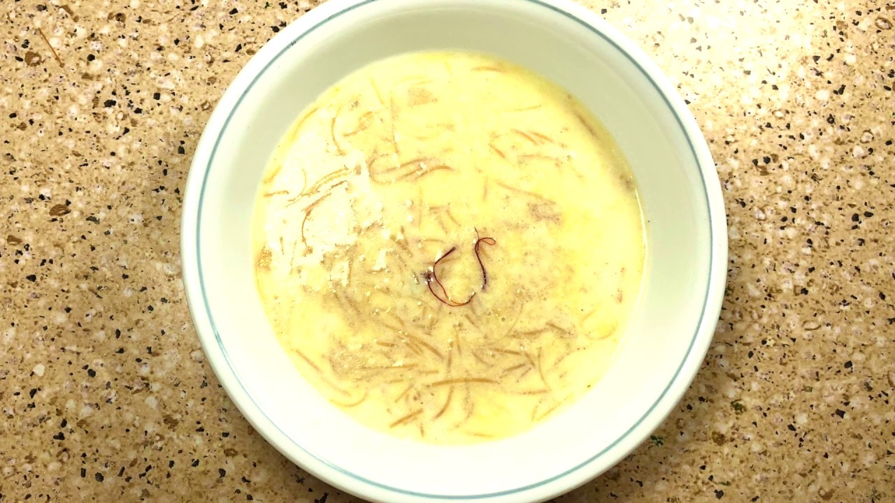 Vermicelli (Brown Variety) Kheer - Semiya Paayasam - Dessert - South ...