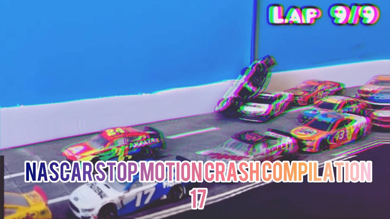 NASCAR Stop Motion Crash Compilation 17 - YouTube