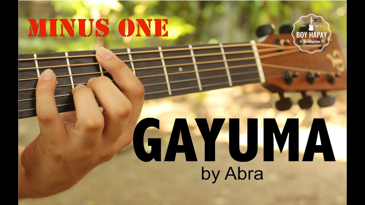 Abra - Gayuma instrumental acoustic cover - YouTube
