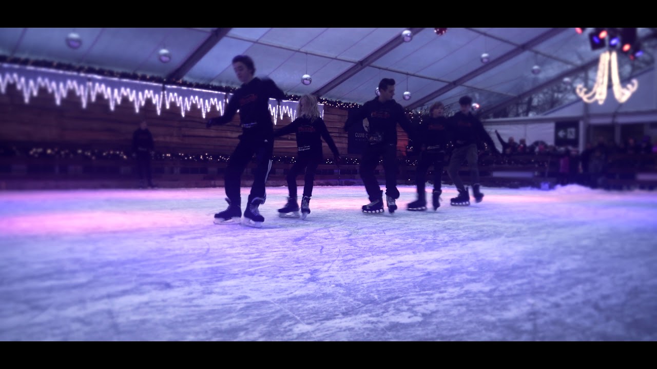 Freestyle Ice Skating Show - Club Cabane Antwerpen - YouTube