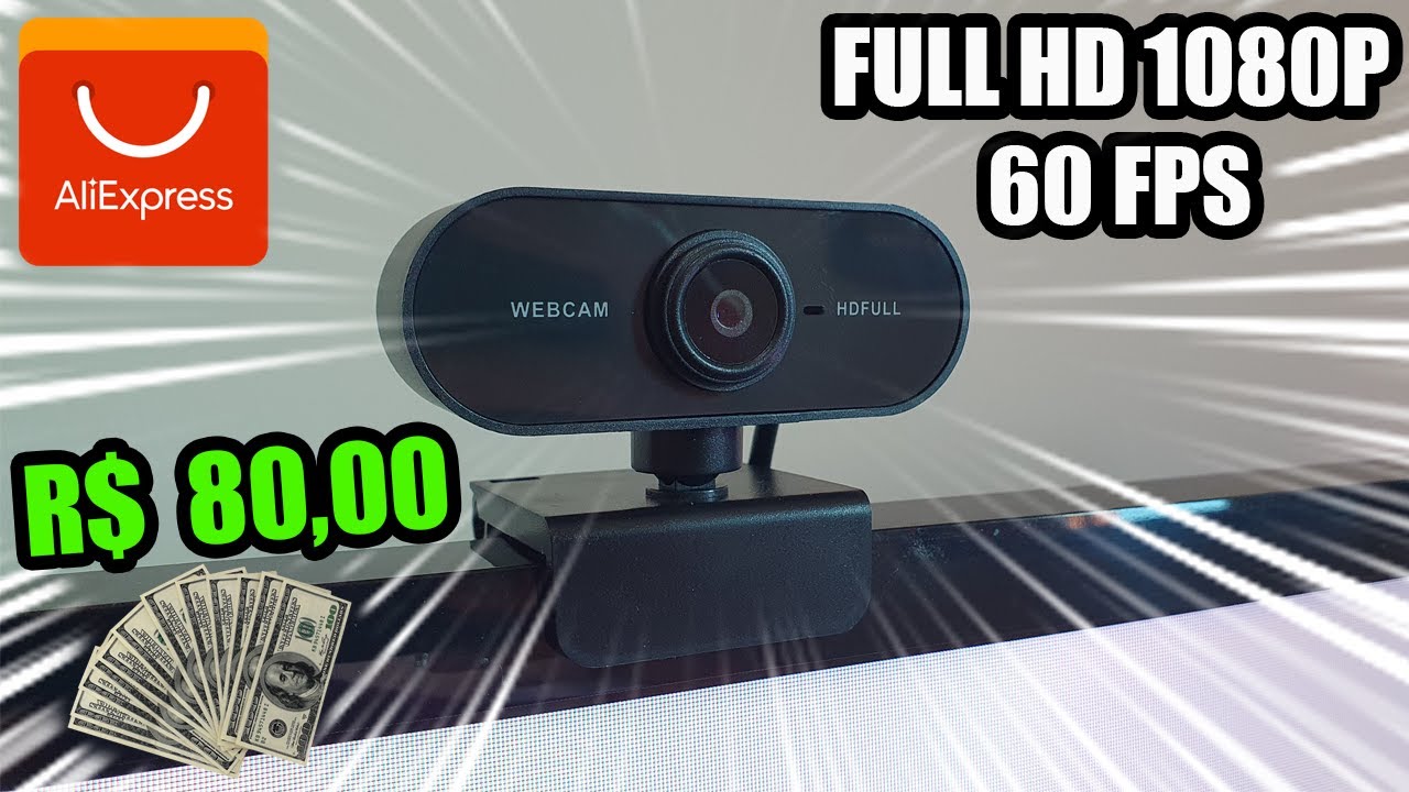 WEBCAM CUSTO BENEFÍCIO DO ALIEXPRESS 2022 A MELHOR E MAIS BARATA ...