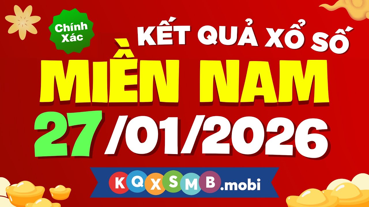 Kết quả xổ số miền Trung ngày 27/1/2026 - XSMT thứ 3 - SXMT - KQXSMT ...