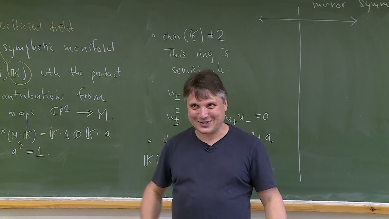 Zabrodsky Lecture 2: The symplectic topologist as a number theorist - Paul Seidel – 23.12.19 ...