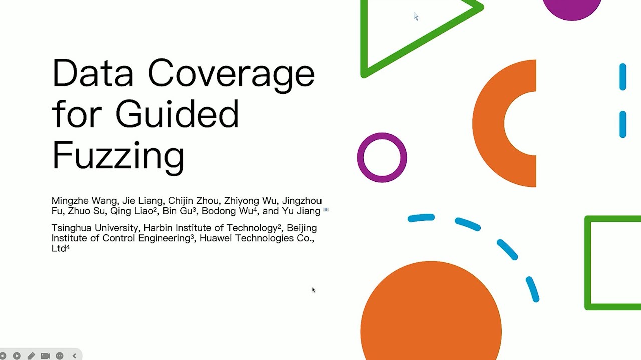 Usenix Security 24 Data Coverage For Guided Fuzzing Youtube