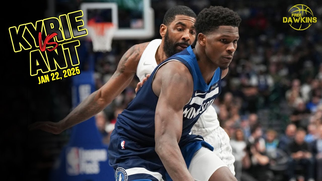 Kyrie Irving vs Anthony Edwards Full Duel | Jan 22, 2025 | FreeDawkins ...